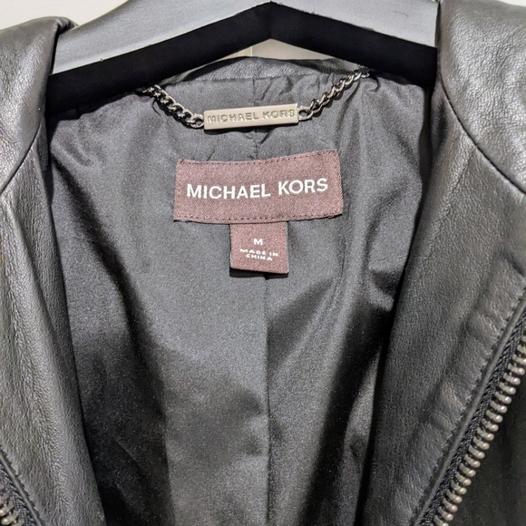 Michael Kors | Jackets & Coats | Mens Medium Michael Kors Leather ...